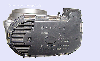 Drosselklappenstutzen | Schieber Leerlaufsteller Mercedes-Benz / Bosch ...